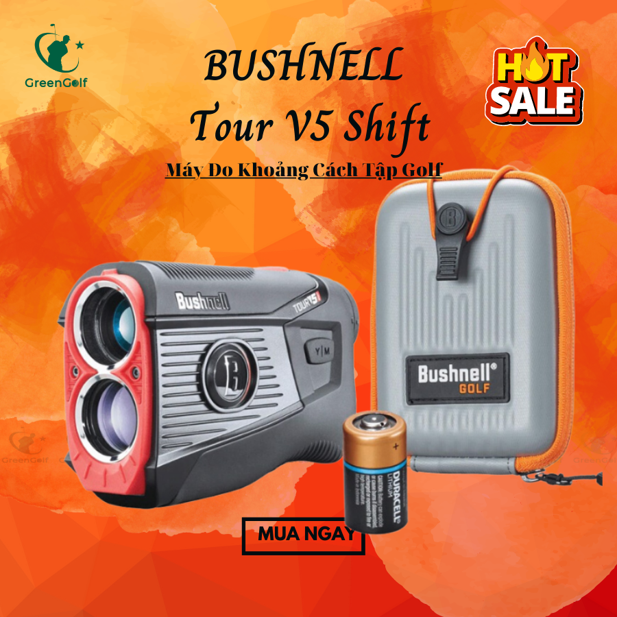 Top 1 Máy Đo Khoảng Cách Golf Bushnell Tuor V5 Shift